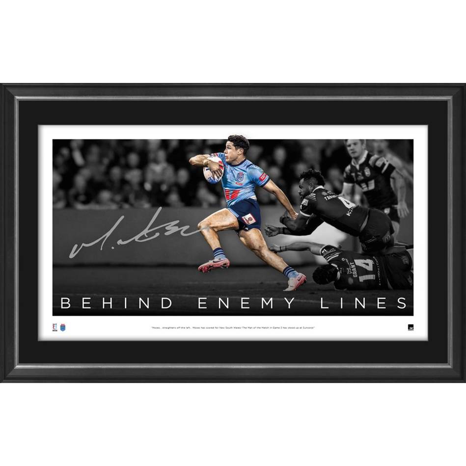 Mitchell Moses Signed NSW Blues Icon Series – Icons of Sport