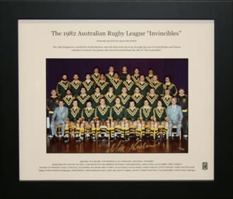 1982 Australian Kangaroos Team Photo Signed Max Krilich – Icons of Sport