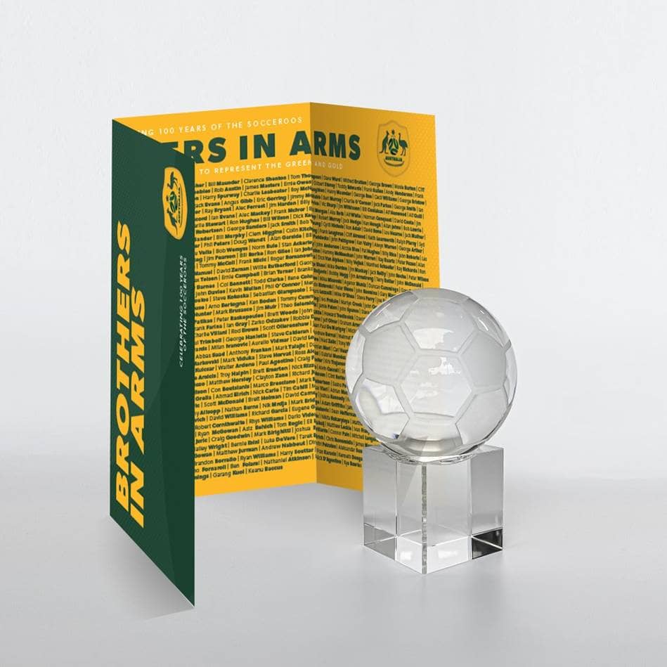 Socceroos Centenary Crystal Ball Display – Icons of Sport