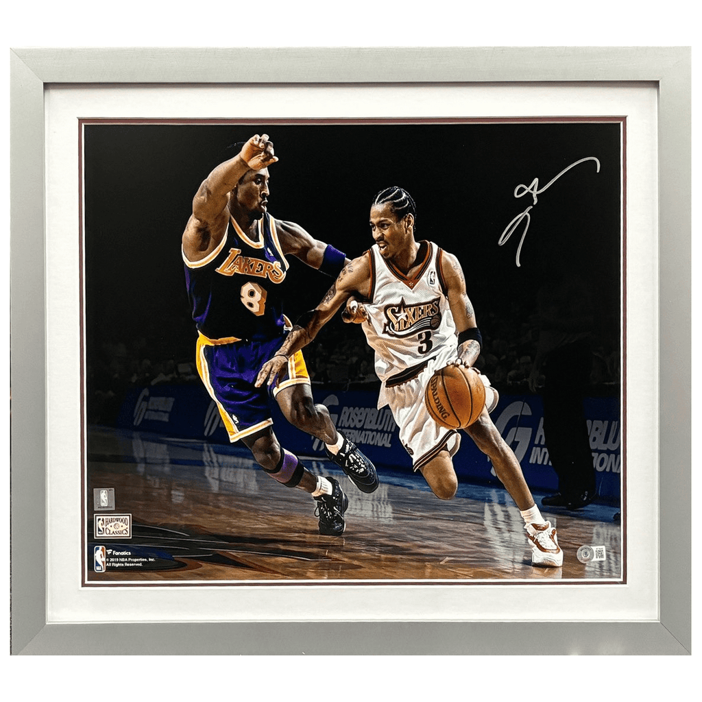 Allen Iverson Signed 16x20 Photo Framed - Beckett Authenticated – Icons ...