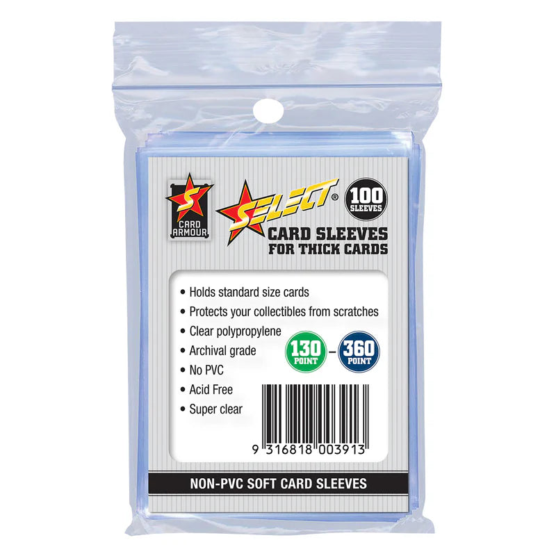 Thick Card Sleeves (100 Pack) Card Armour – Icons of Sport