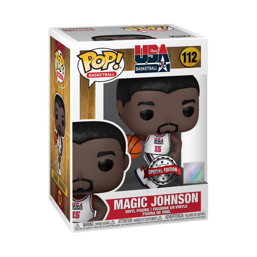 NBA: Legends - Magic Johnson92 Team USA WH Pop! RS – Icons of Sport
