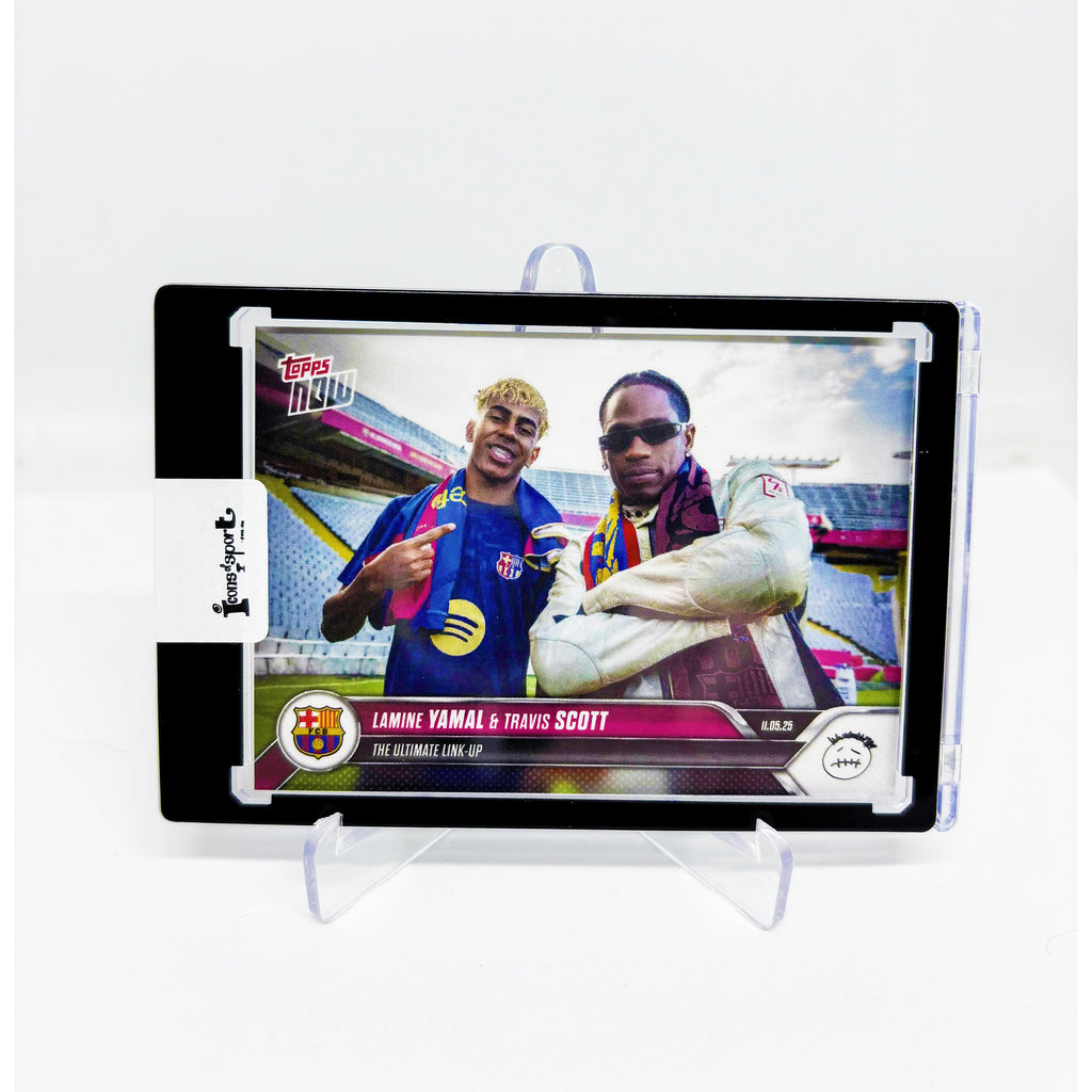 Travis Scott & Lamine Yamal - 2025 FC Barcelona Topps NOW® - Card 1 ...