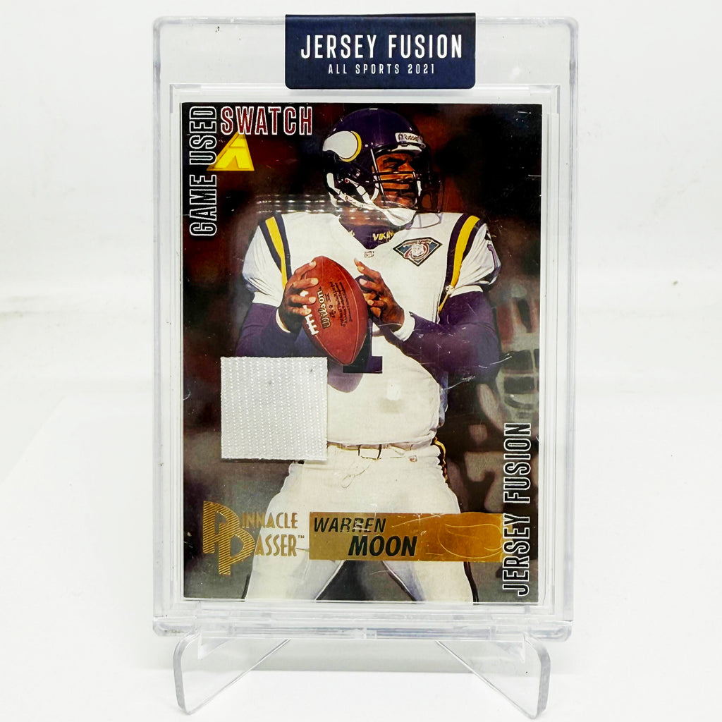 2021 Jersey Fusion Warren Moon Game Used Swatch #JF-WM94 – Icons of Sport