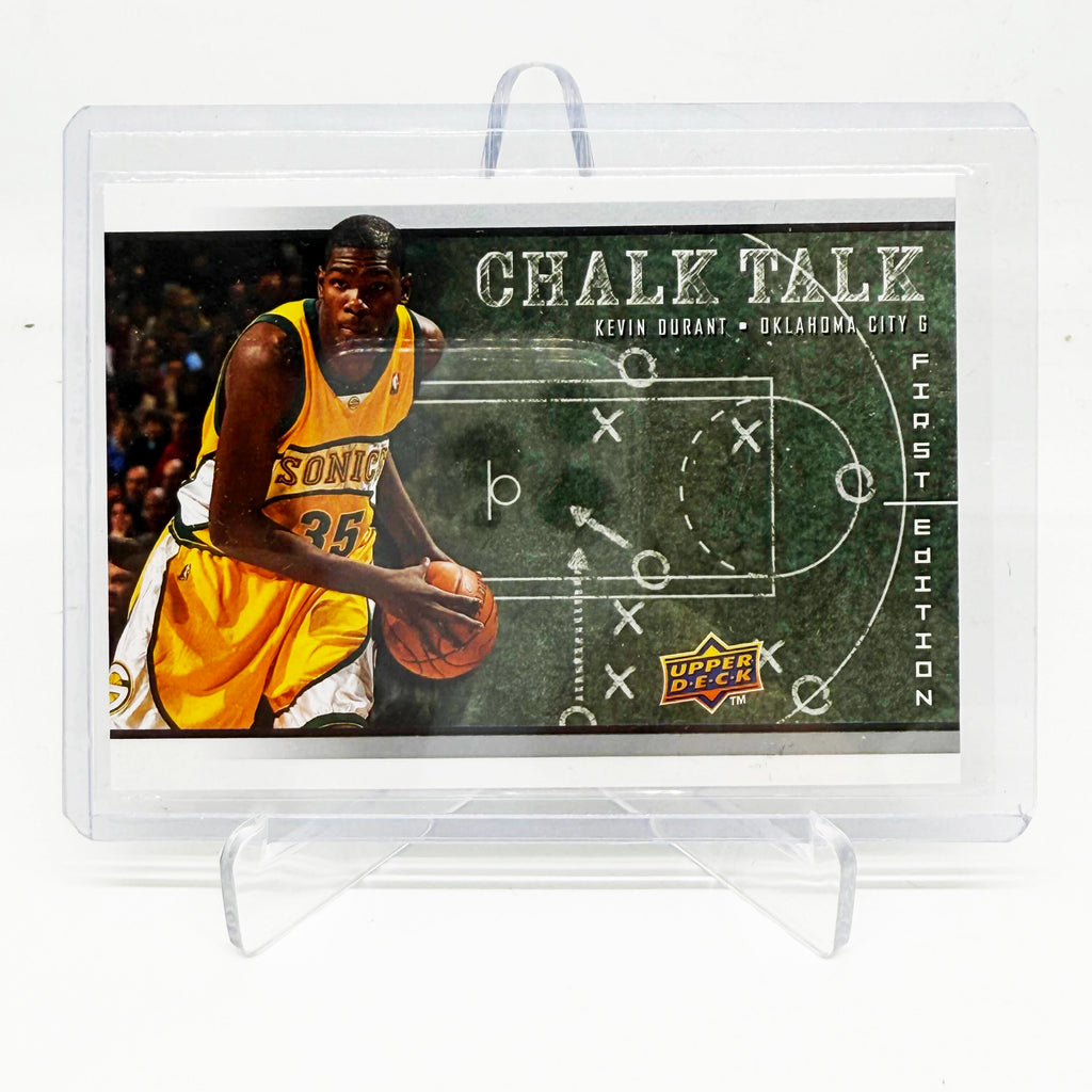 2008-09 UD First Edition Kevin Durant Chalk Talk #CT-27 – Icons of Sport