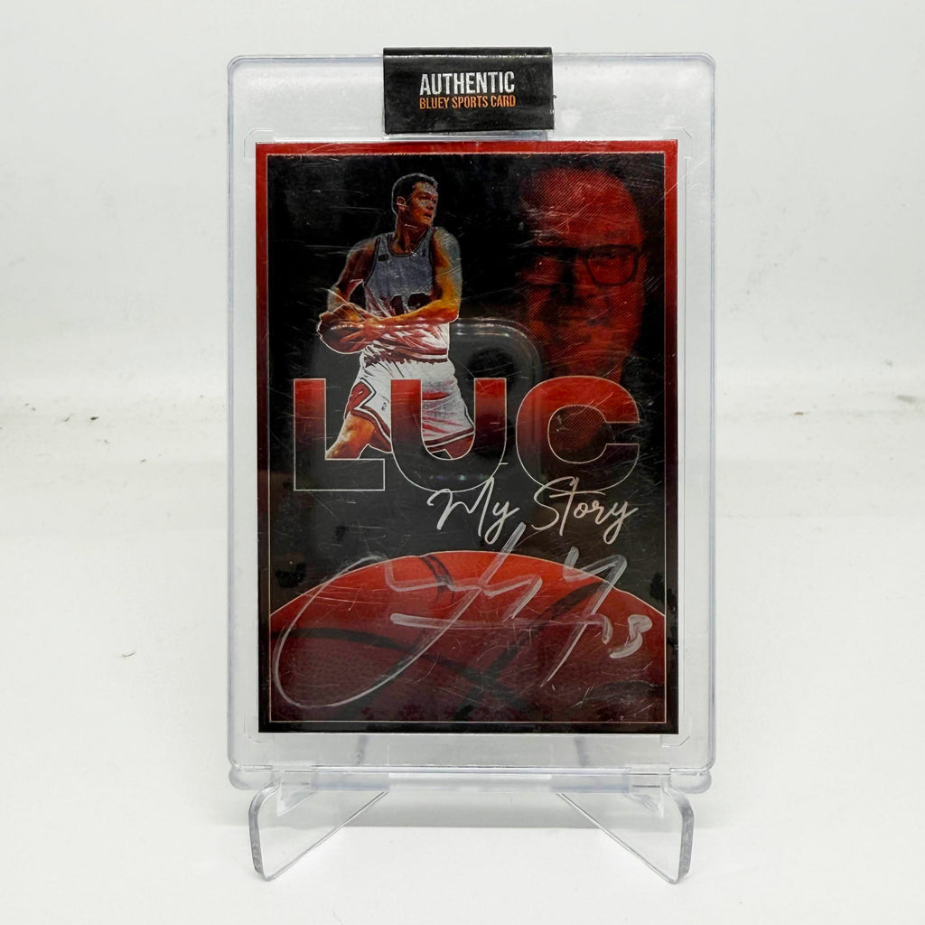 Bluey Sports Luc Longley 'My Story' Hand Signed Chicago Bulls 4/13 ...