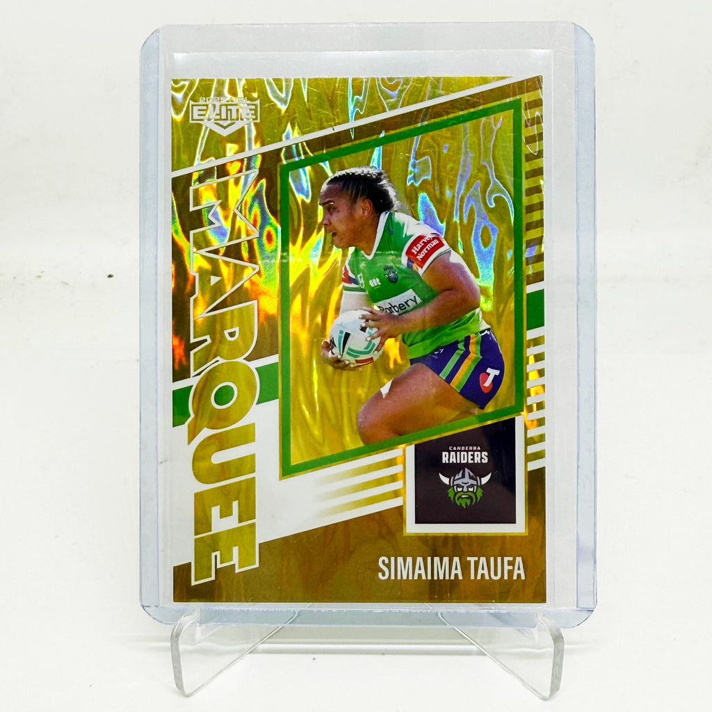 2025 NRL Elite Marquee Gold Simaima Taufa - 17/93 #MG 06/44 – Icons of ...
