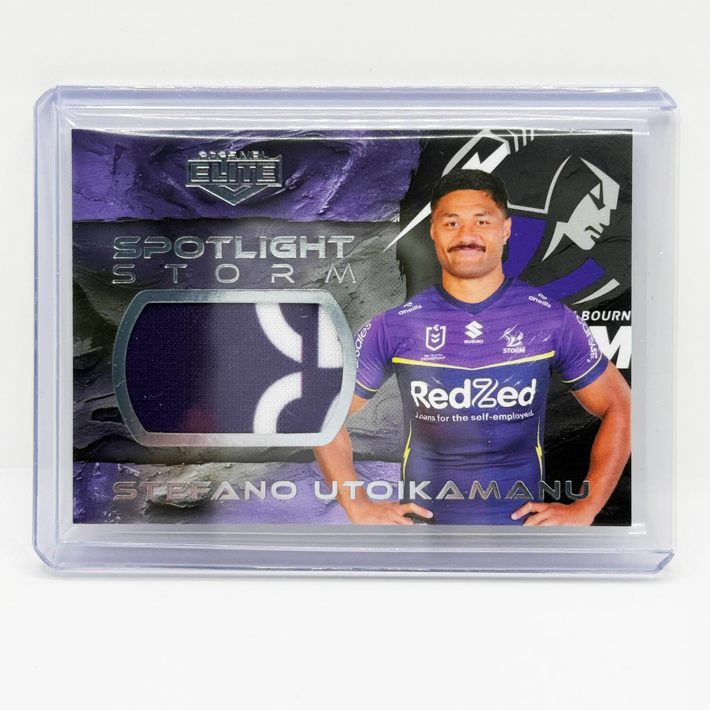 2025 NRL Elite Spotlight Patch Stefano Utoikamanu + Redemption Card 04 ...