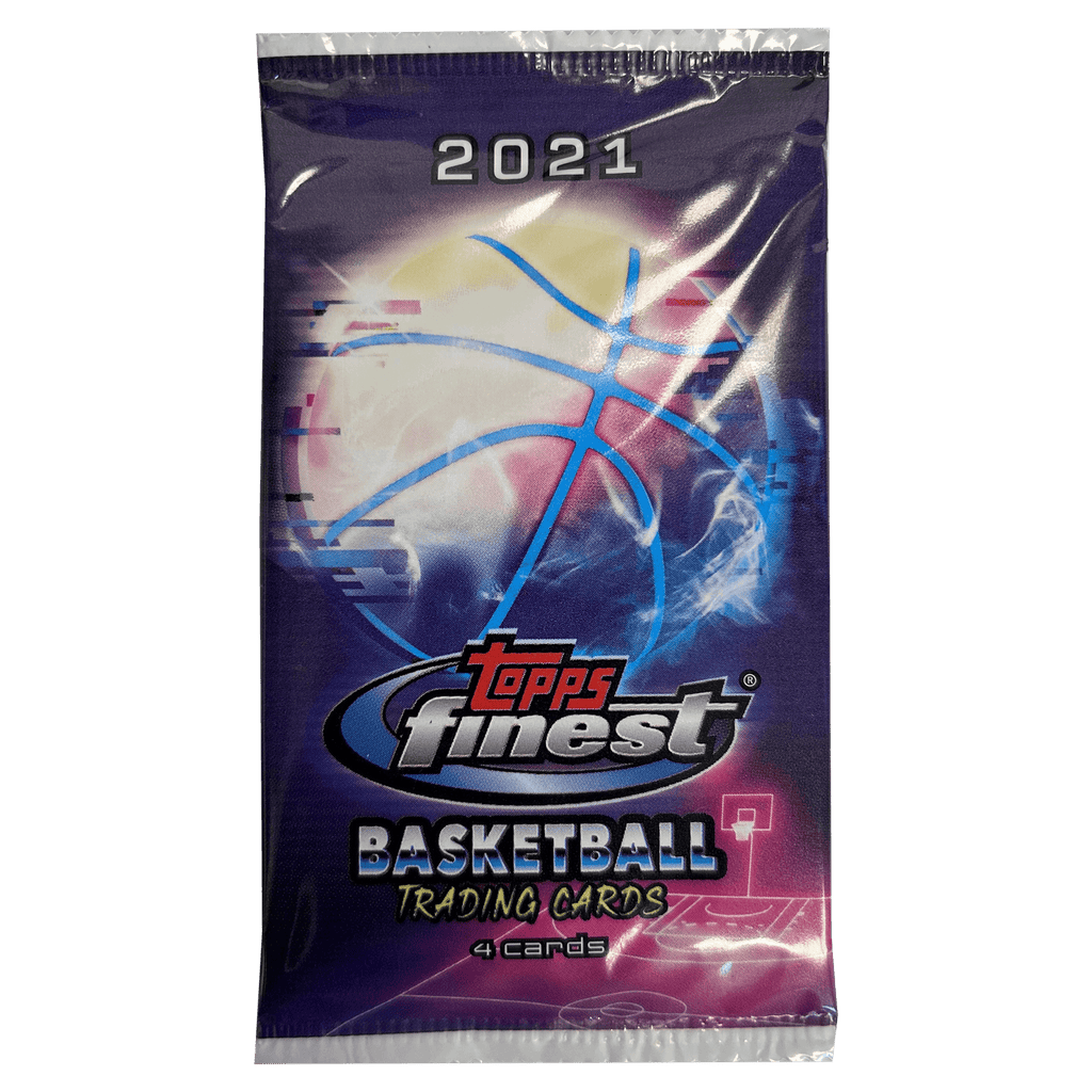 2021-22 Topps Finest Basketball Sealed Hobby Pack – Icons of Sport