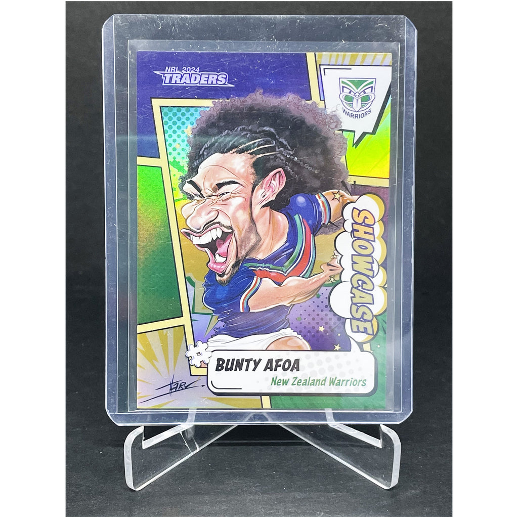 2024 NRL Traders Bunty Afoa Showcase Case Card 36/60 – Icons of Sport