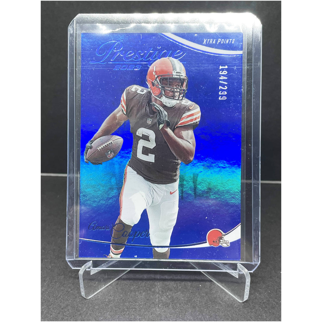 2023 Panini Prestige Xtra Points Amari Cooper Blue 194/299 – Icons of Sport
