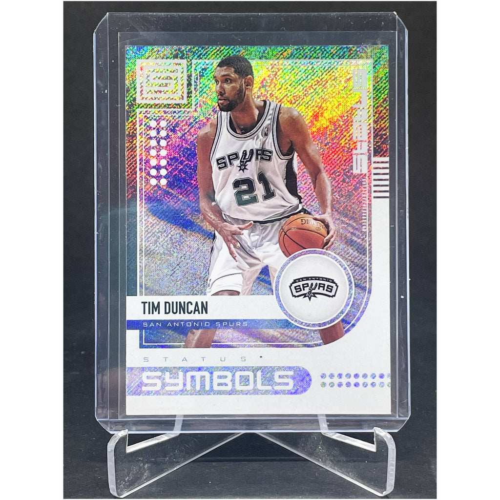2019-20 Panini Status Symbols Insert Tim Duncan - No. 2 – Icons of Sport