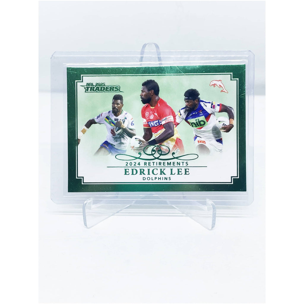 2025 NRL Traders 2024 Retirements Edrick Lee Redcliffe Dolphins RP 09 ...