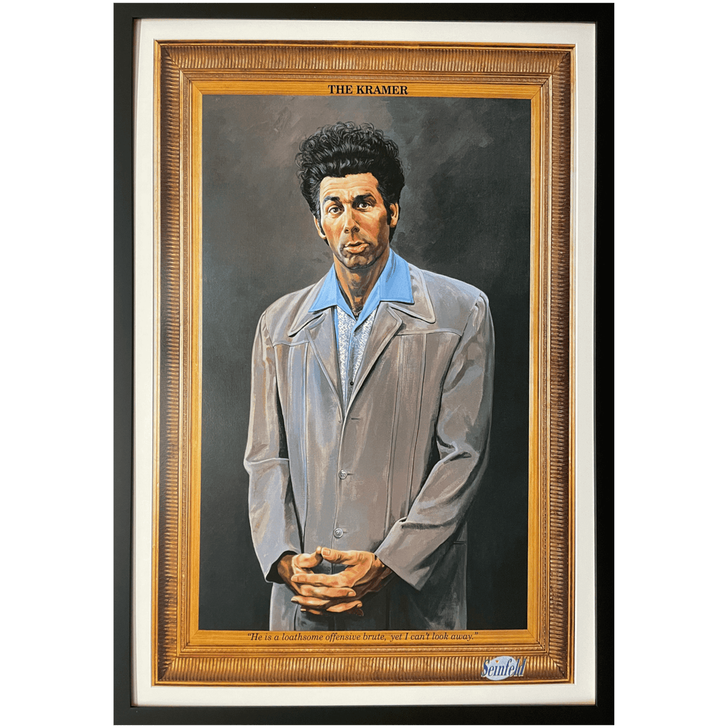 Kramer From Seinfeld Poster Framed – Icons of Sport