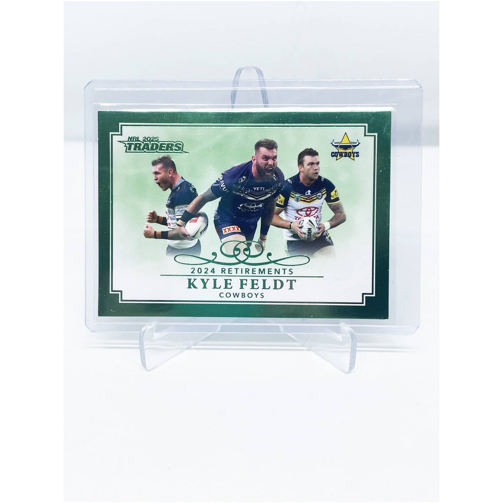 2025 NRL Traders 2024 Retirements Kyle Feldt North Queensland Cowboys ...