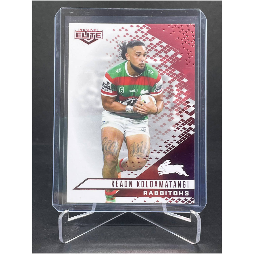 2024 NRL Elite Keaon Koloamatangi South Sydney Rabbitohs Mojo Ruby MR ...