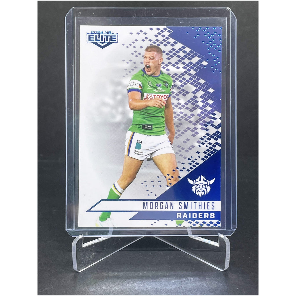 2024 NRL Elite Morgan Smithies Canberra Raiders Mojo Sapphire MS 015 L ...