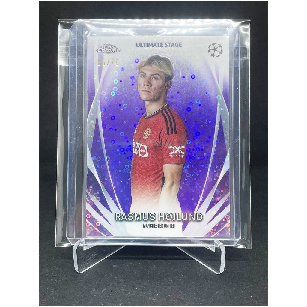 2024 Topps Chrome Ultimate Stage Rasmus Hojlund 05/75 – Icons of Sport