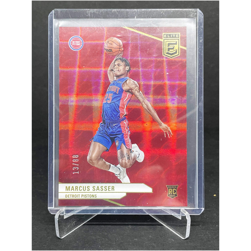 2023-24 Donruss Elite Marcus Sasser International Hyper Red 13/88 ...