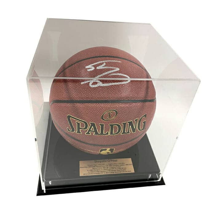 Shaq O'Neal Signed Beckett Spalding ball in Case – Icons of Sport