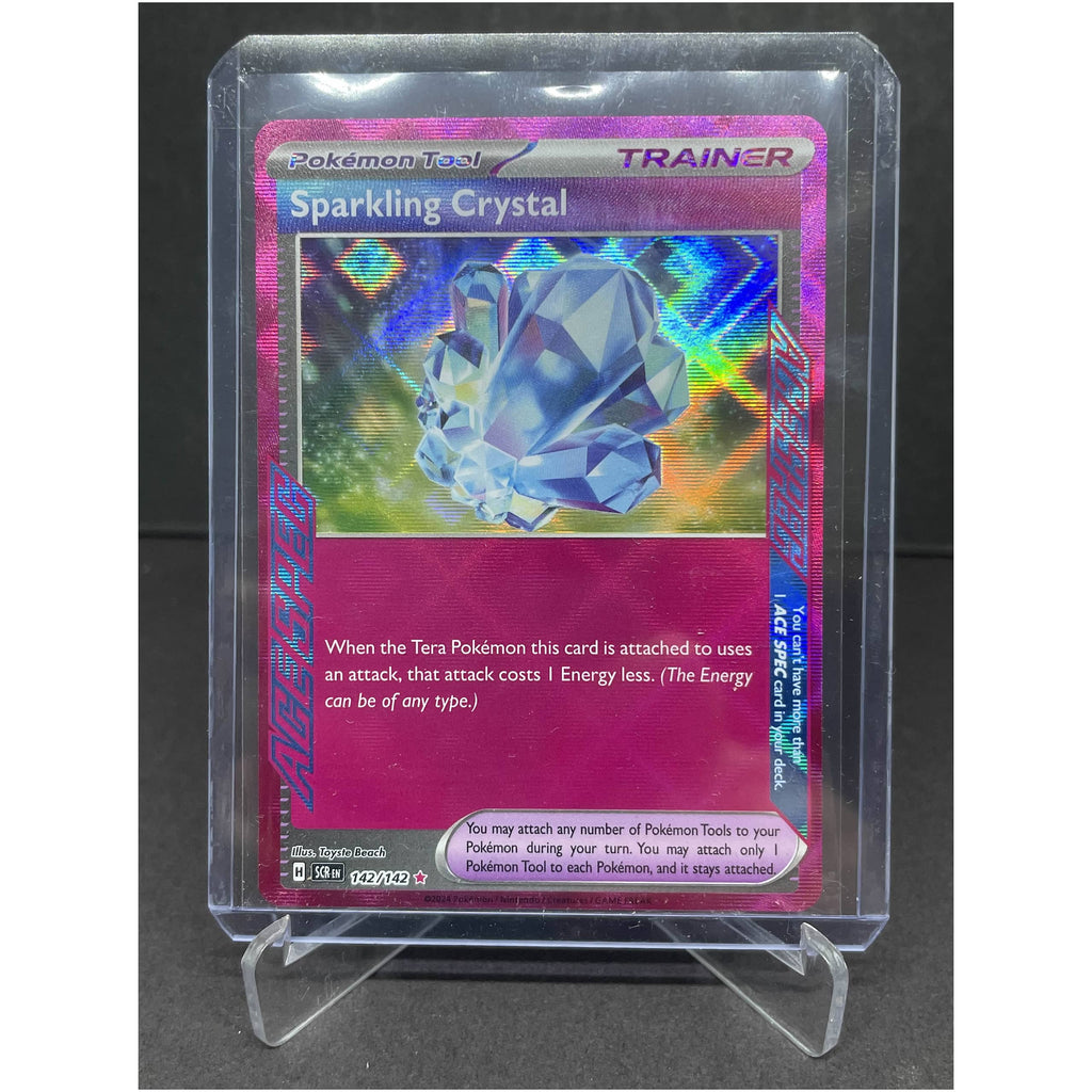 2024 Pokémon TCG Sparkling Crystal Trainer Tool 142/142 – Icons of Sport