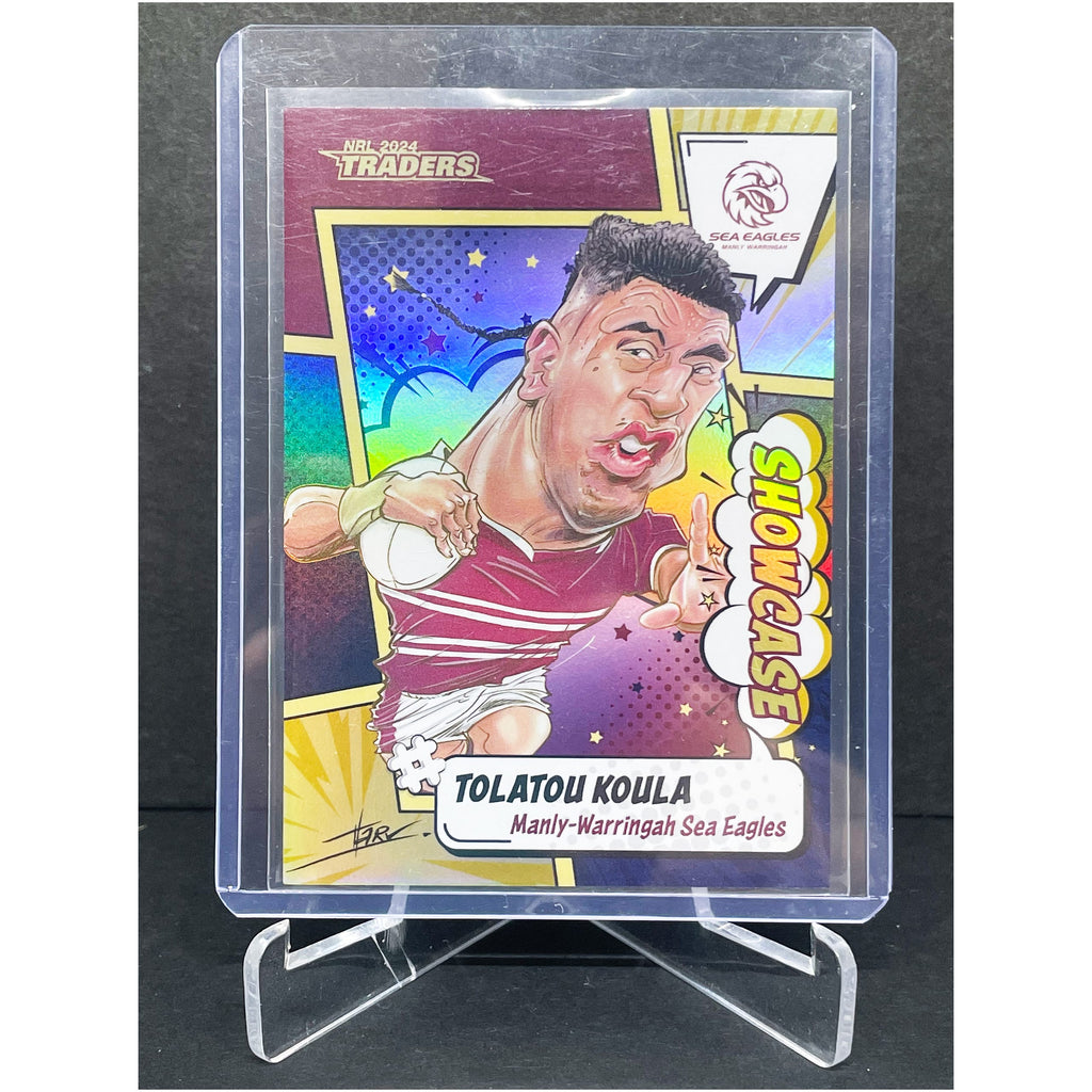 2024 NRL Traders Tolatou Koula Showcase Case Card 15/60 – Icons of Sport