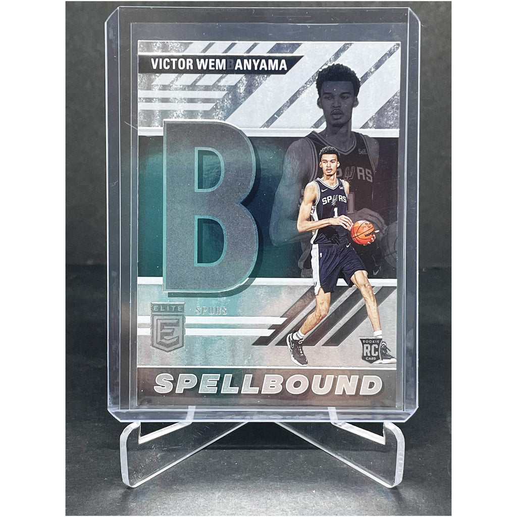 2023-24 Donruss Elite Victor Wembanyama Spellbound "B" RC - No. 4 ...
