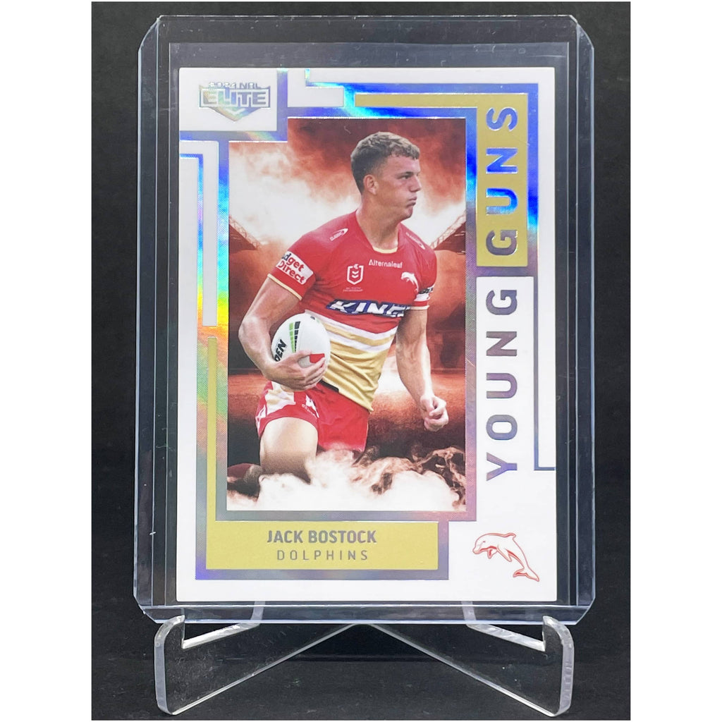 2024 NRL Elite Jack Bostock Redcliffe Dolphins Young Guns White YG 09 ...